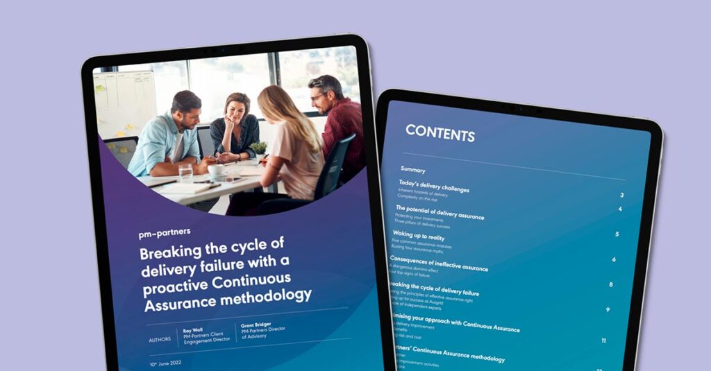 Resources to help improve delivery outcomes | PM-Partners