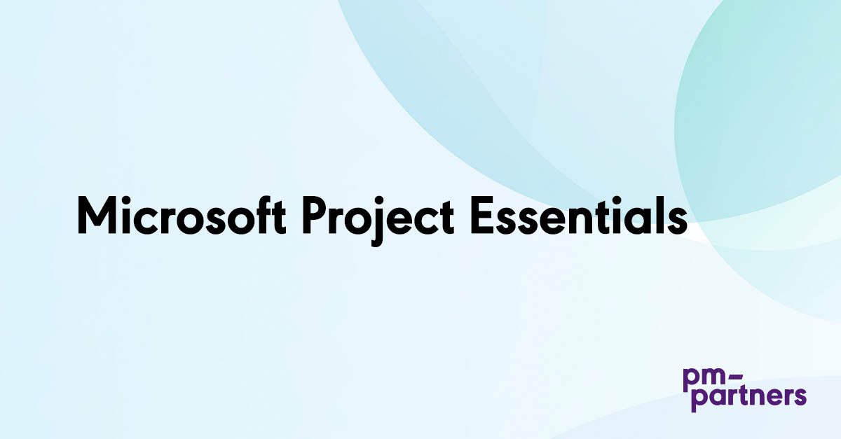 Microsoft Project Essentials Course (2013) - PM Partners group