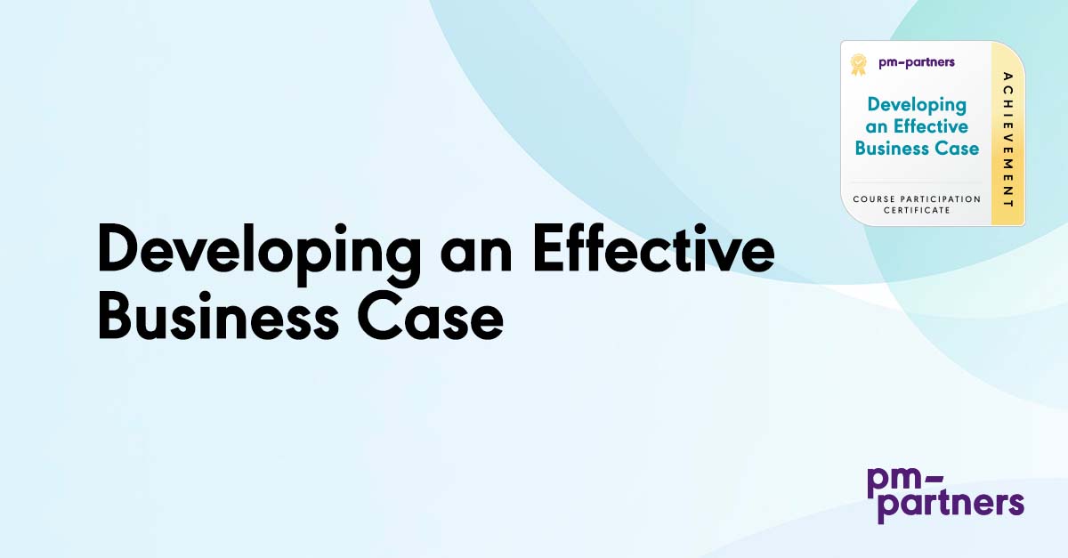 Developing an Effective Business Case Course - PM Partners